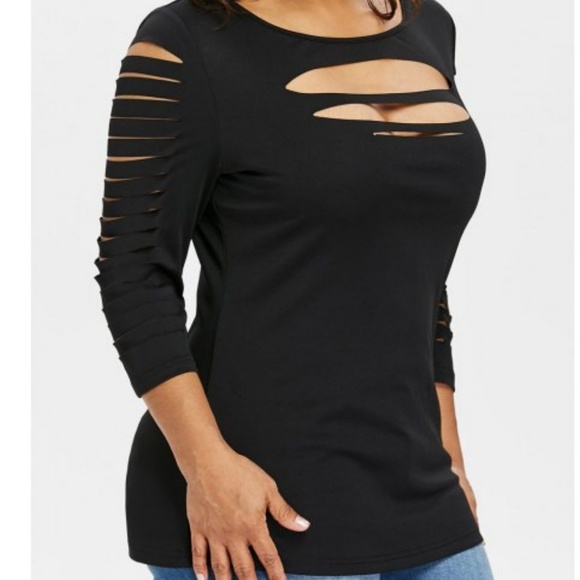 Tops | Shredded Top | Poshmark